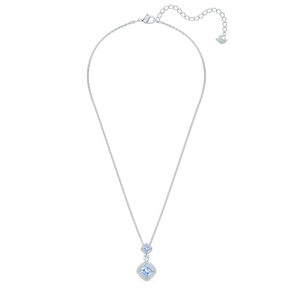 Buy Swarovski Angelic Necklace, Blue, Rhodium plated | 5559381