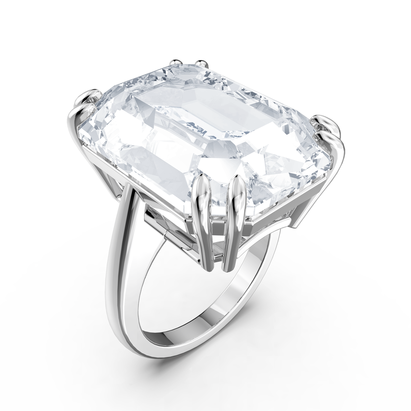 Buy Swarovski Mesmera cocktail ring, White, Rhodium plated | 5600855
