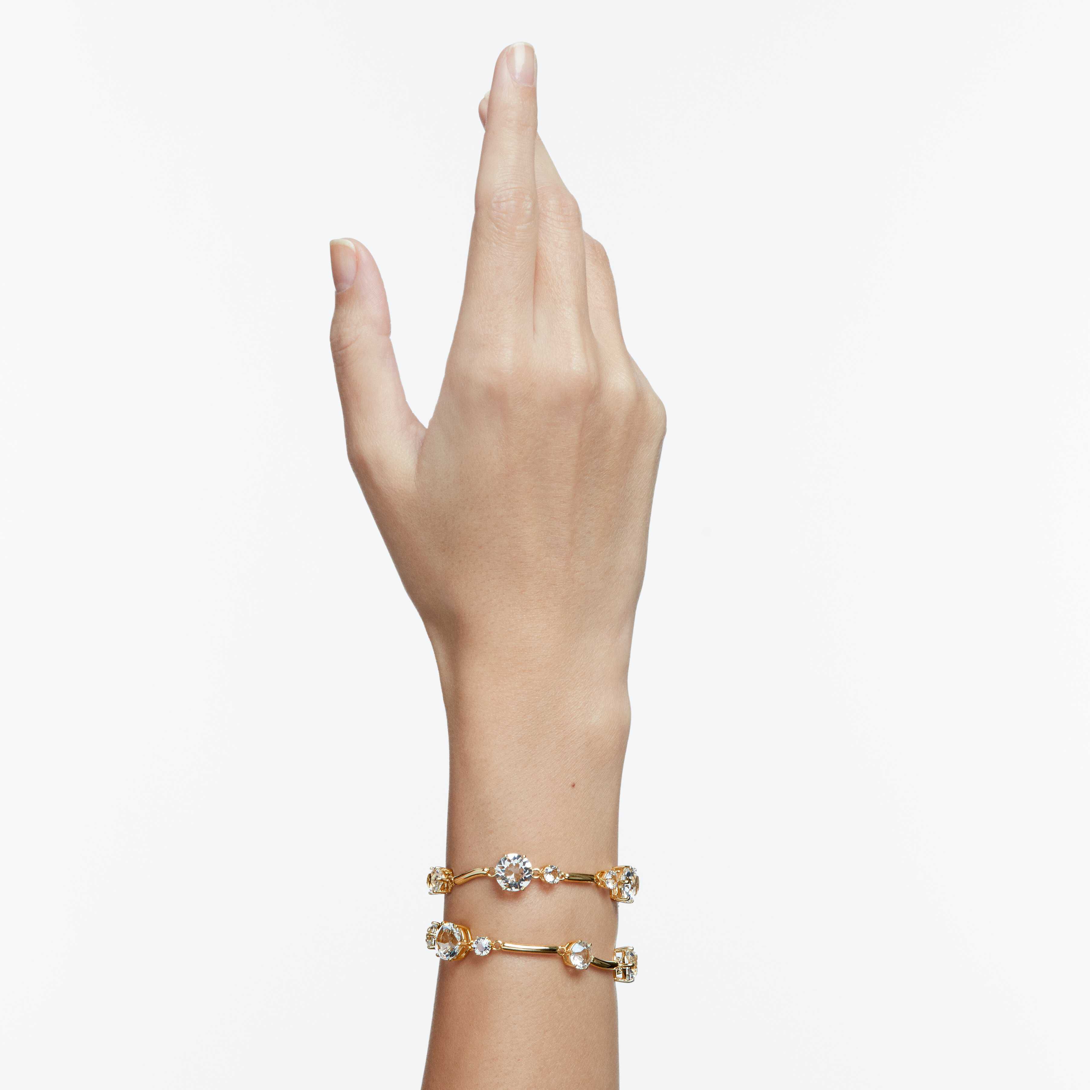 Buy Swarovski Constella bangle White Gold tone plated